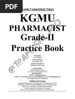 List of Pharmacist Papers With Answer Key 95 Papers - Pharmapedia | PDF ...