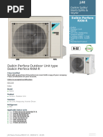 Daikin RXTA60AAVJU Heat Pump Overview | PDF | Heat Pump | Temperature