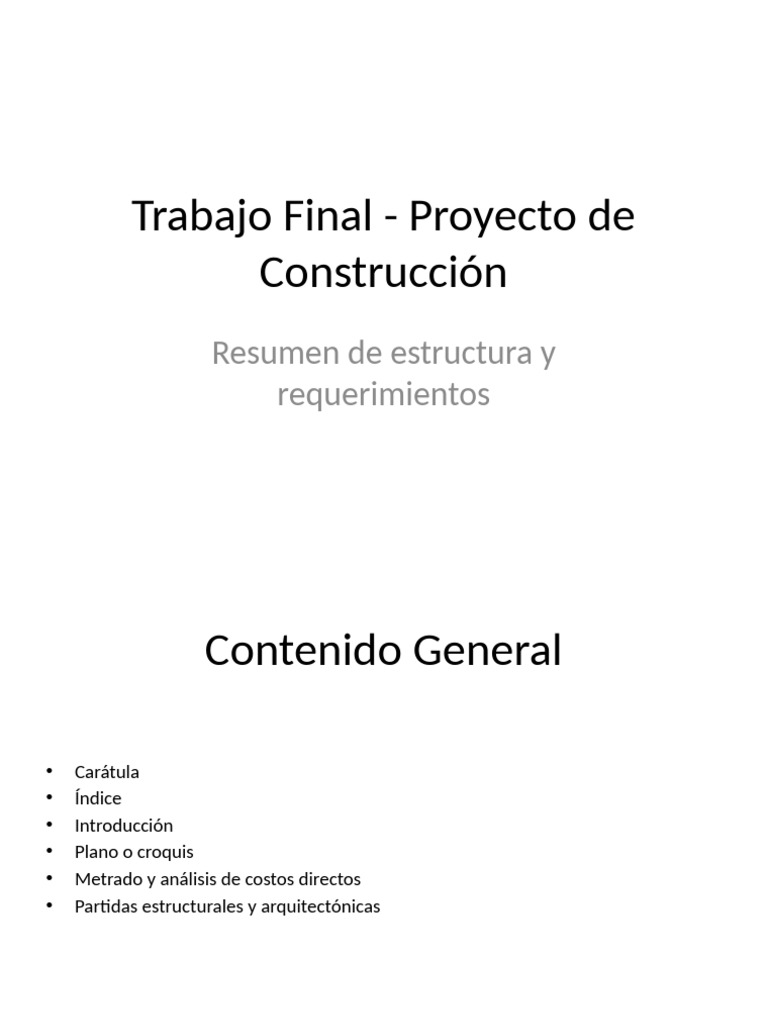 Trabajo Final Presentacion | PDF