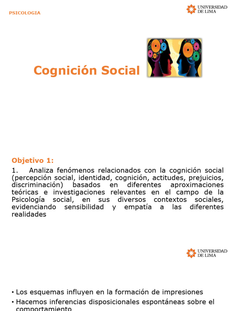Clase 3 Cognicion Social 25-1 R | PDF | Pensamiento | Experiencia