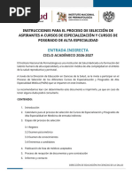 Convocatoria EFISER 2026 | PDF