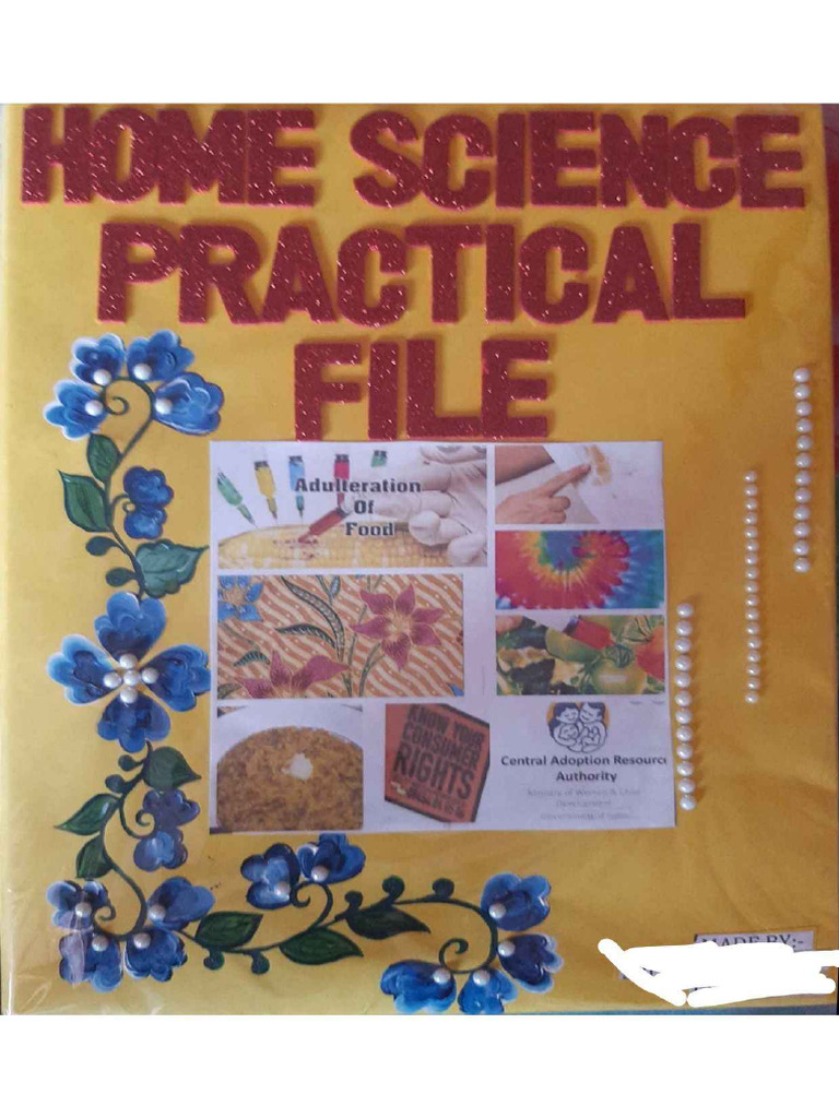 Home-Science Practical File Grade-XII PDF | PDF