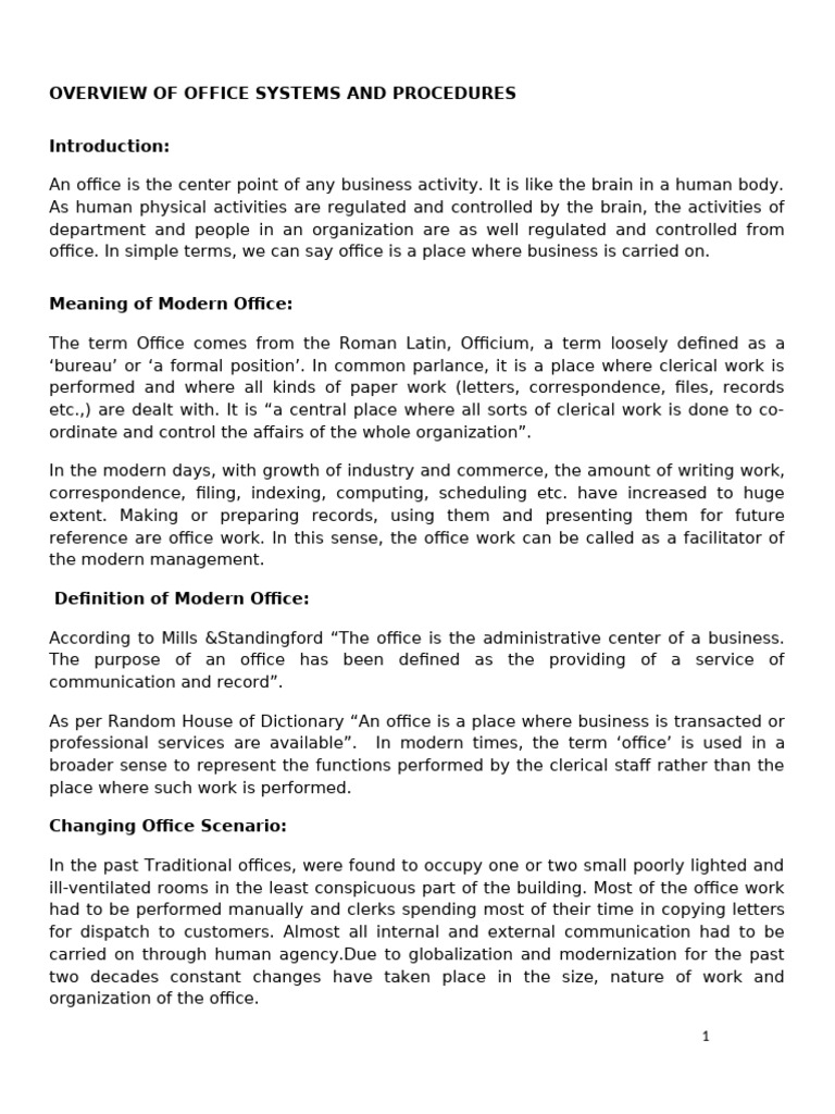 Office Procedures Notes Jan 2025 | PDF | Lighting | Incandescent Light Bulb