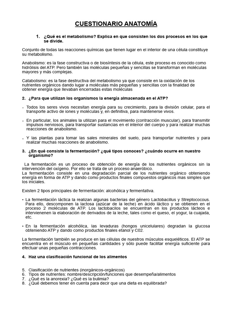 CUESTIONARIO TEMA 7 (2)_212a431303e1bb07ab6cd875c5580822 | PDF | Fermentación | Metabolismo