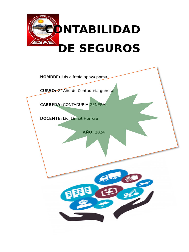 Contabilidad de Seguros | PDF