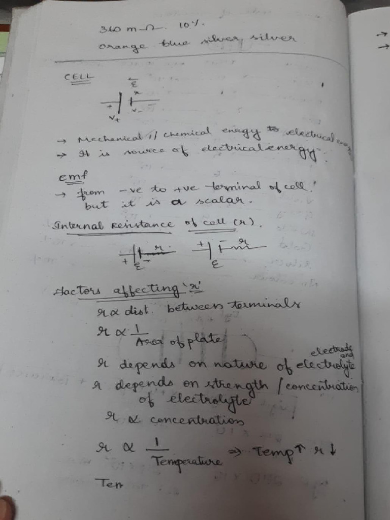 Physics Electricity | PDF