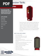 Wessels TTA Series Expansion Tanks | PDF | Water Heating | Water