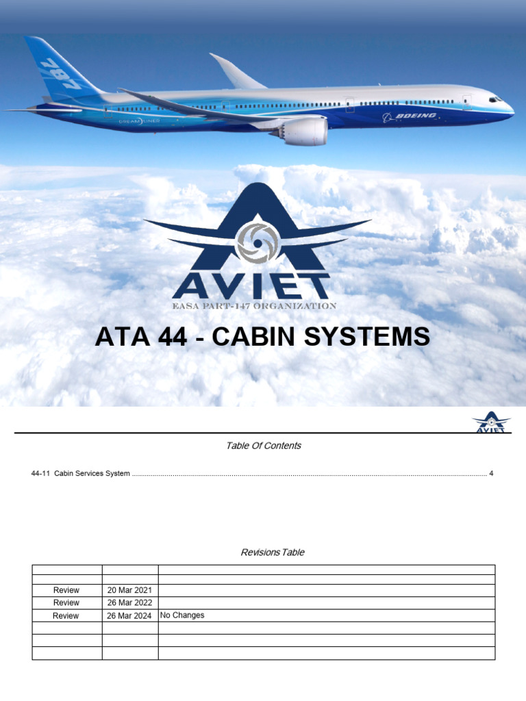 Boeing 787 Cabin Systems Overview | PDF | Aerospace | Aircraft