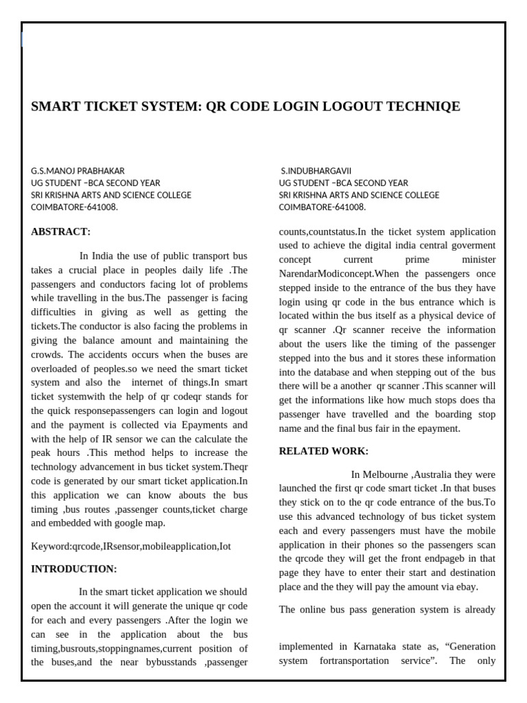 PP For National Confrence | PDF | Qr Code | Infrared