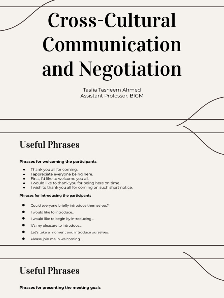 Cross-Cultural Communication Tips | PDF | Human Communication ...