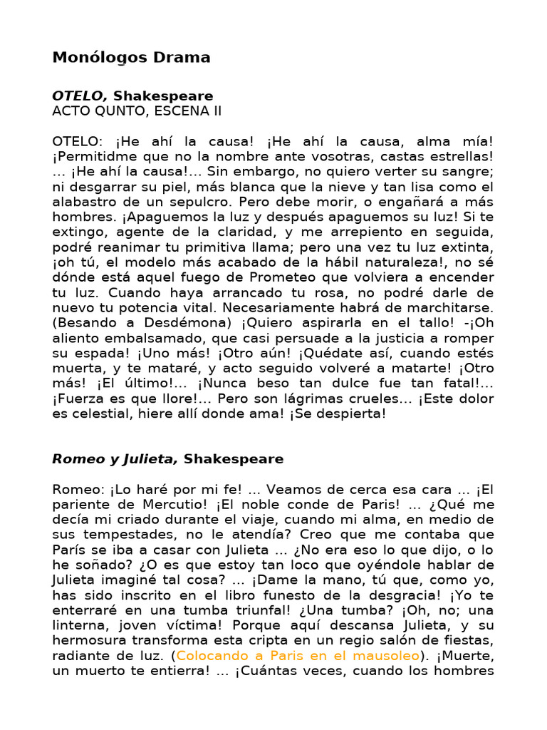 MonoÌ Logos AAEE | PDF | Romeo y Julieta | Amor