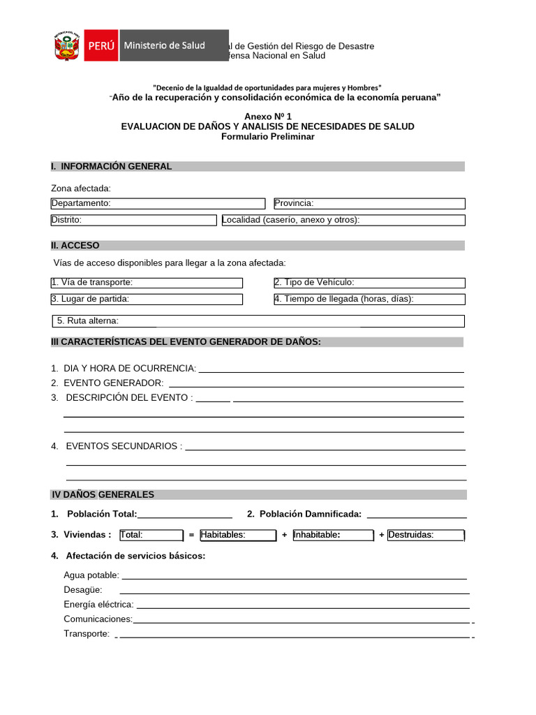 Ficha Edan Salud en Blanco | PDF