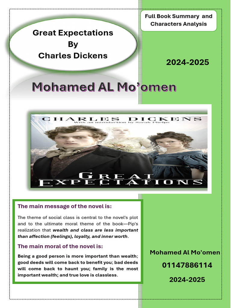Great Expectations: A Summary and Analysis | PDF | Great Expectations ...