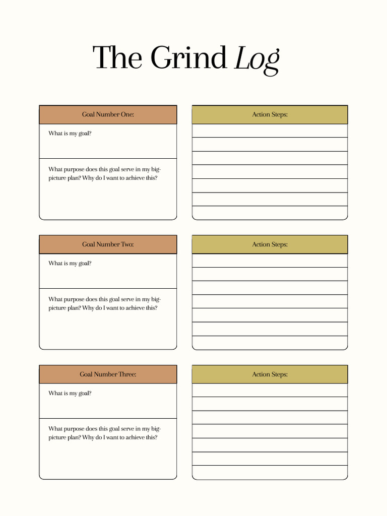 Goal Setting and Habit Tracking Guide | PDF