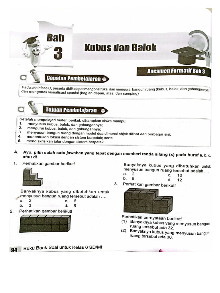 Soal Konstruksi Kubus Dan Balok | PDF