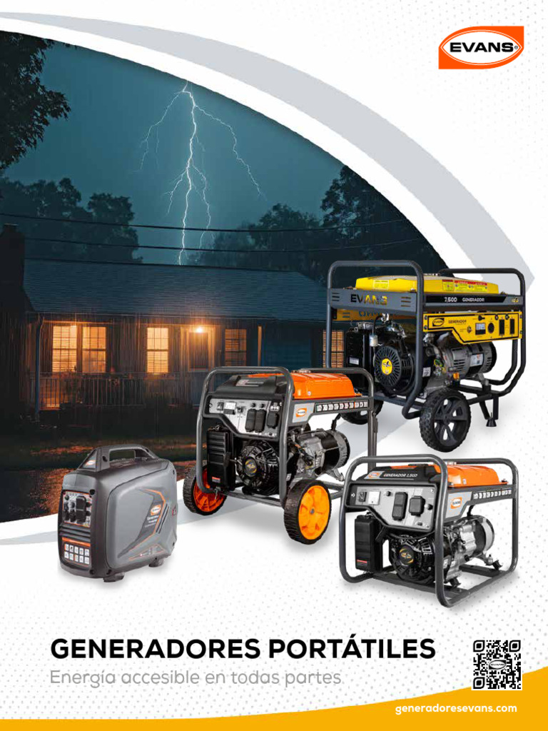 Generadores Portátiles Evans G35MG0700TH | PDF | Generador eléctrico ...