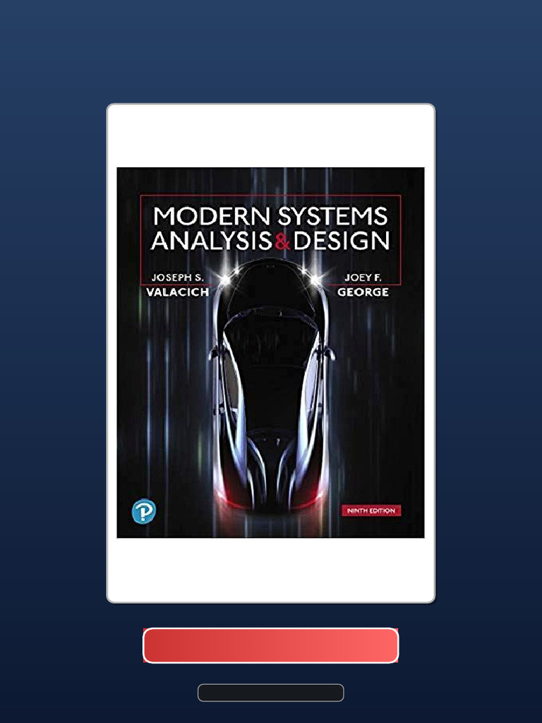 Modern Systems Analysis and Design 9th Edition Ebook and TestBank ...