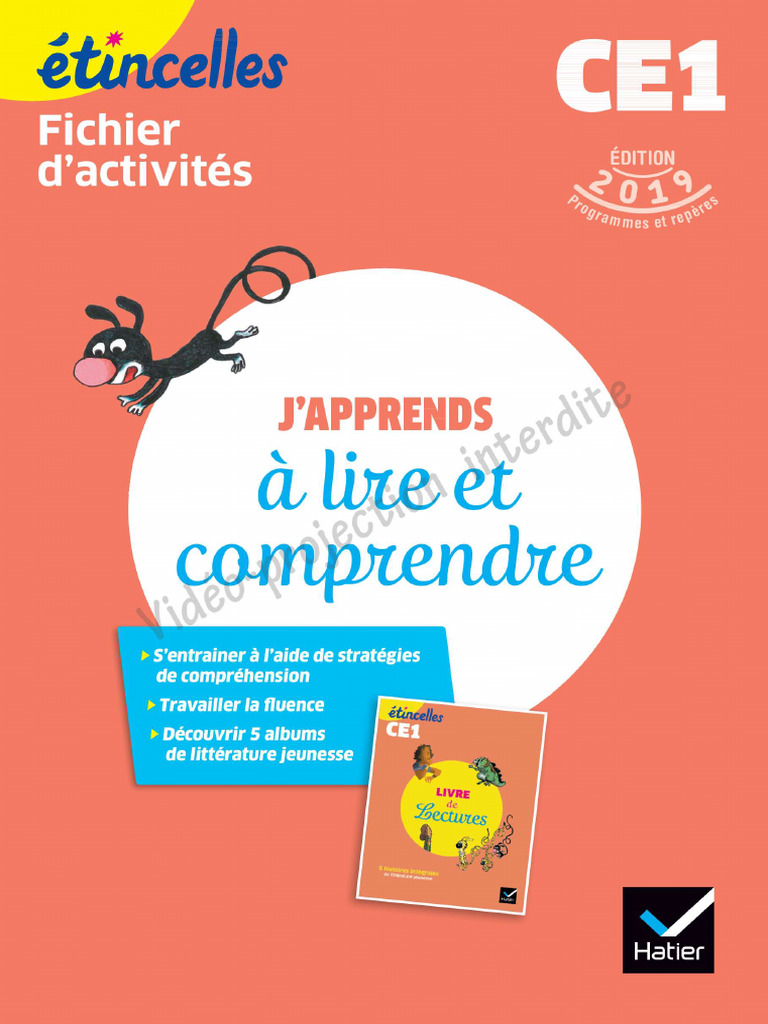 Étincelles CE1 - Fichier D'activités - Lire Et Comprendre | PDF