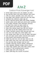 A To Z Name Place Animal Thing India | PDF