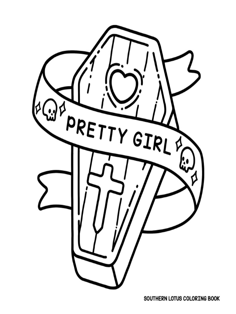 Spooky Stuff Bold Easy Coloring Book Free 4 | PDF