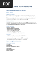 HBC Project Stages and Guidelines | PDF | Learning | Cognition