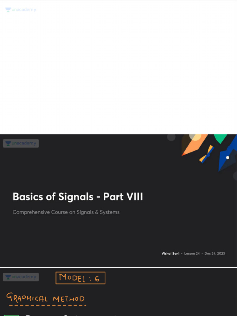 Basics of Signals Part VIII With Anno | PDF