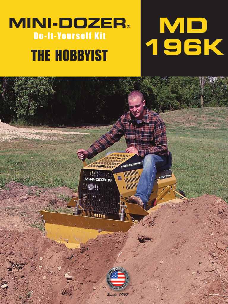 MD196K Mini-Dozer DIY Kit Guide | PDF | Vehicle Technology | Land Vehicles