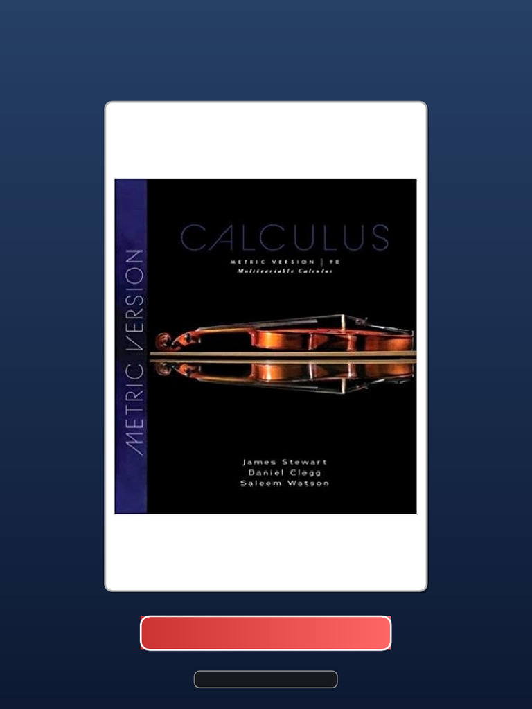 Multivariable Calculus Metric Edition 9th Edition eBook and TestBank ...
