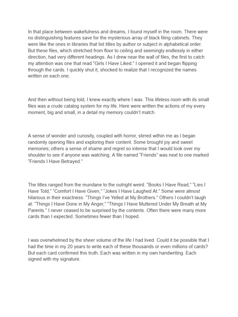The Room by Alex and Brett Harris | PDF