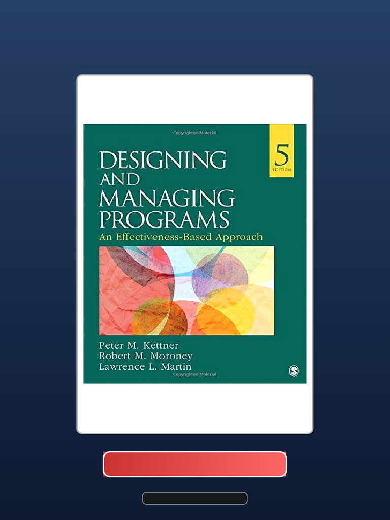 Test Bank For Designing and Managing Programs An EffectivenessBased ...