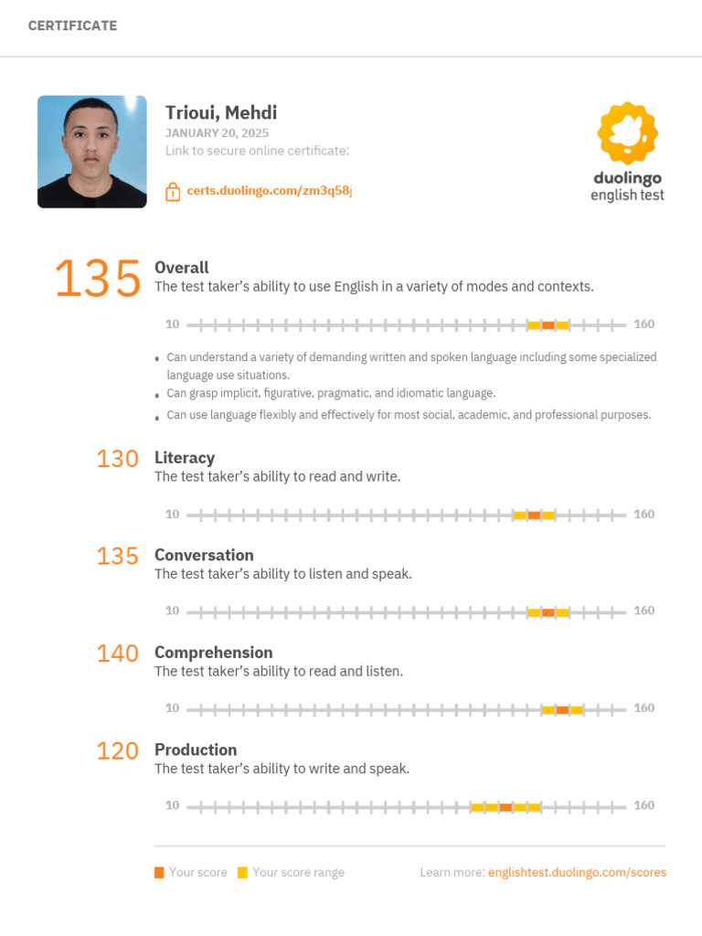 Duolingo English Test | PDF