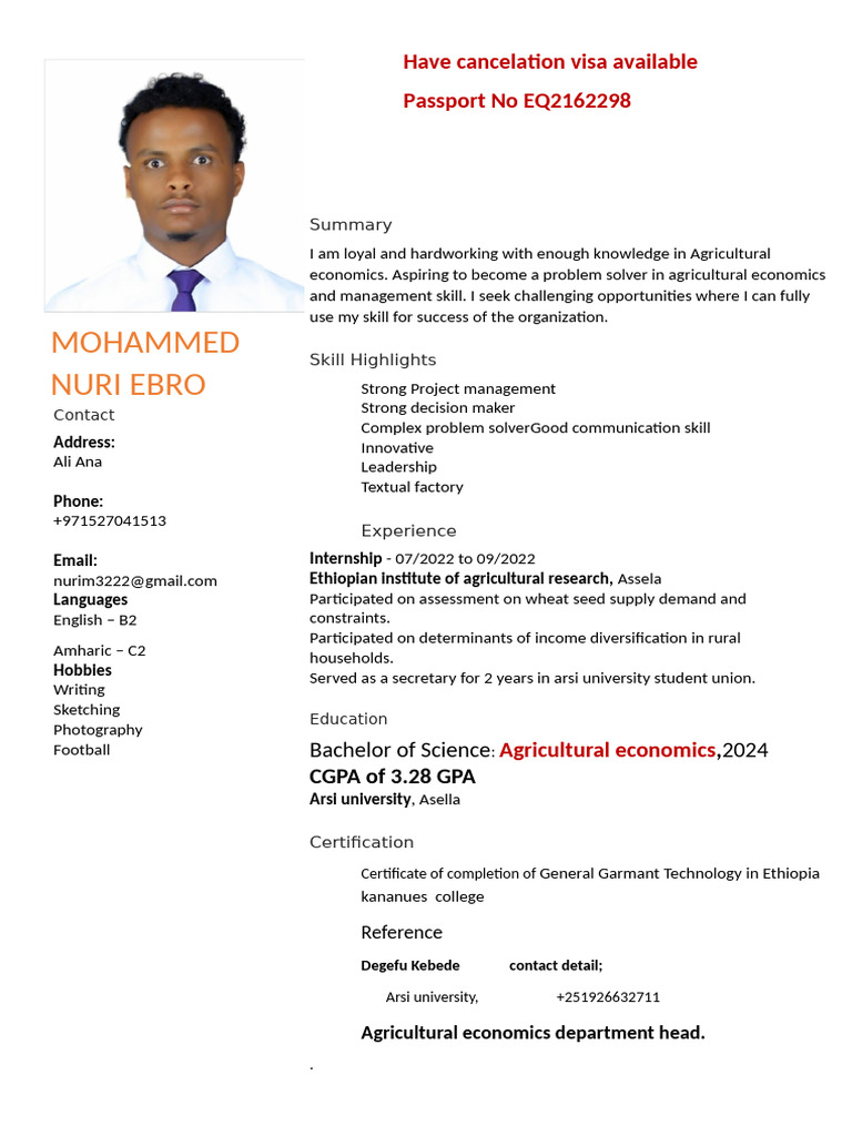 CV Emerats | PDF