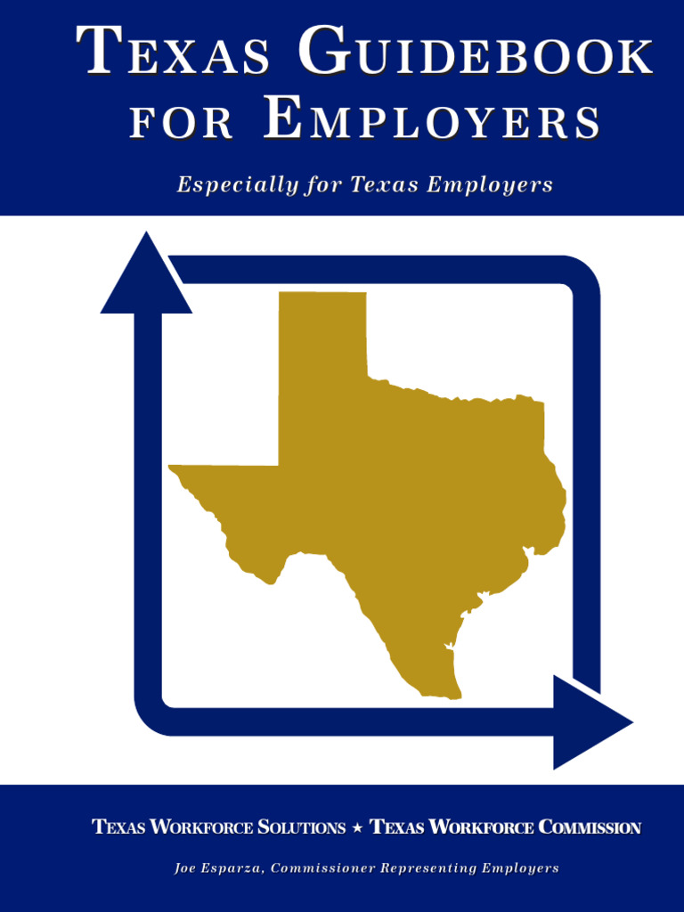 Texas Guidebook For Employers 2024 | PDF | Employment | Civil Rights ...