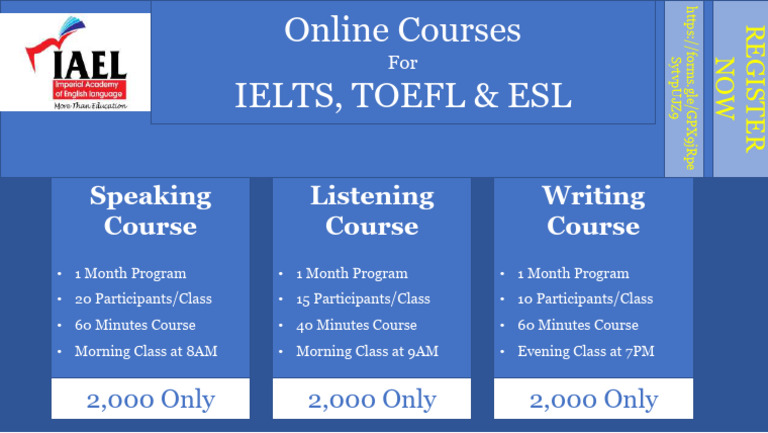 Online Course at Imperial Academy of English Language 1665834554 | PDF