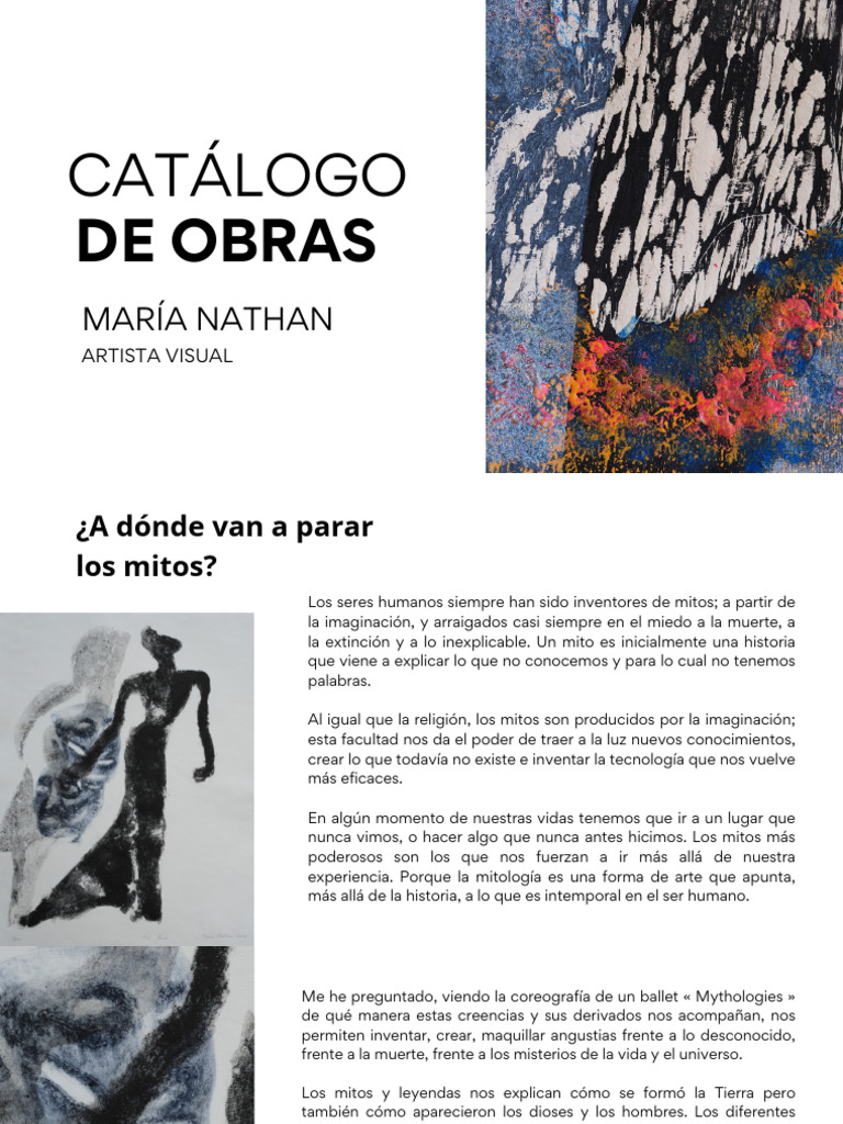 Catálogo de Obras de MARÍA NATHAN | PDF | Xilografías