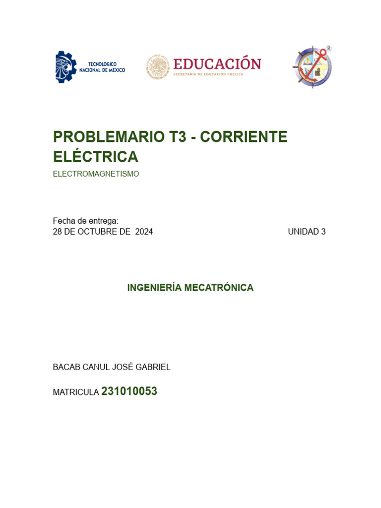 Problemario Del Tema 3 | PDF | Cantidad | Fenómenos científicos