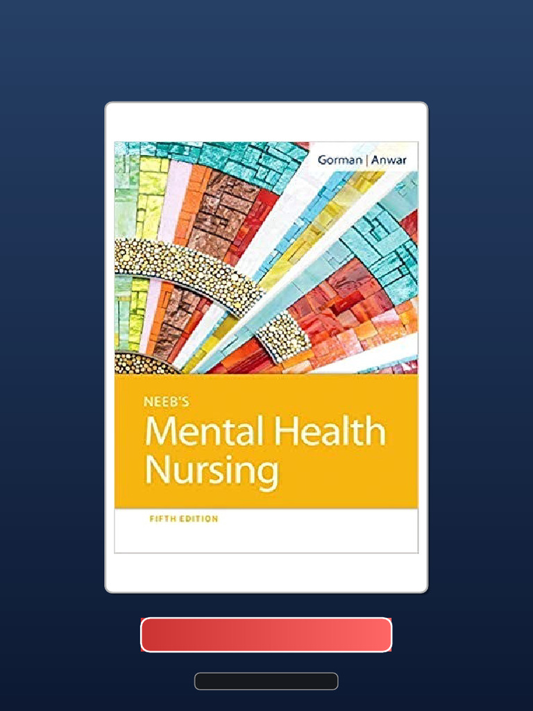 Neebs Mental Health Nursing 5th Edition Ebook and TestBank Bundle Full ...