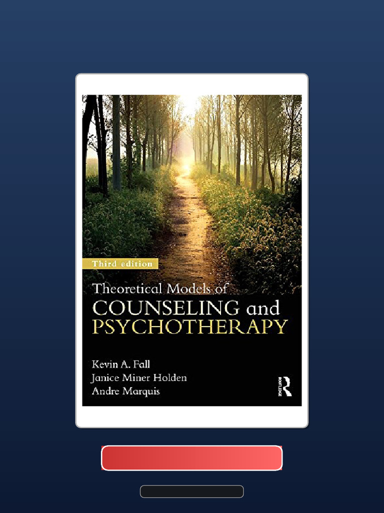 Test Bank For Theoretical Models of Counseling and Psychotherapy HQ ...
