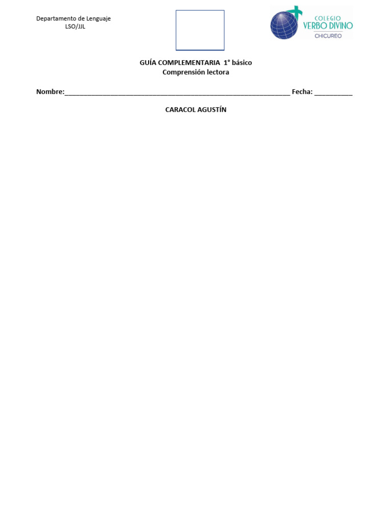 Comprensión Lectora 8 | PDF