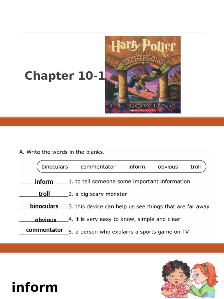 Harry Potter Book 1 Chapter 10-11 | PDF