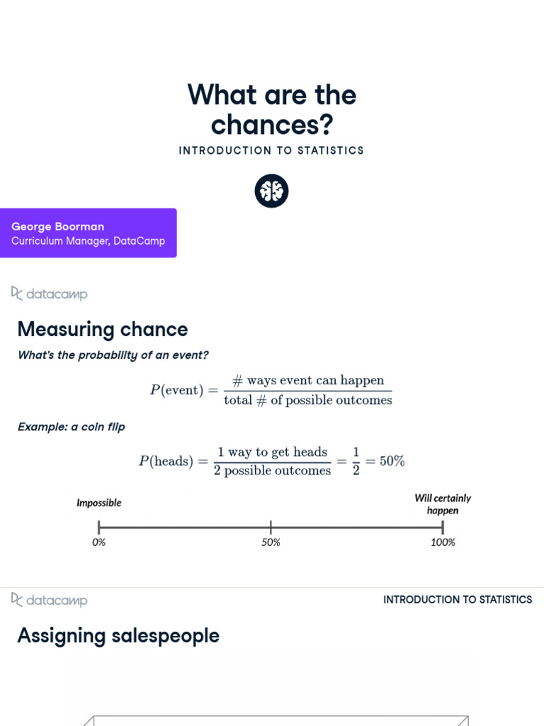 Chapter 2 - Probability and Distributions | PDF | Probability Distribution | Statistics