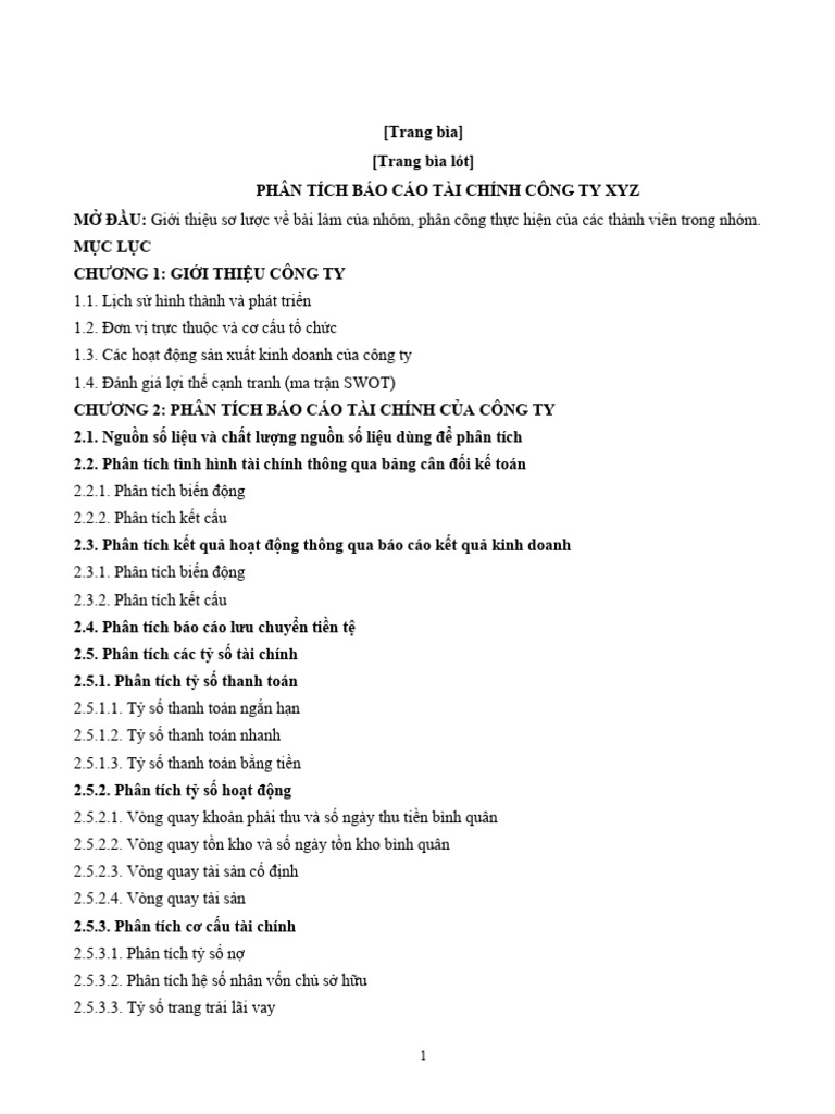 Bai Nhom PT BCTC | PDF