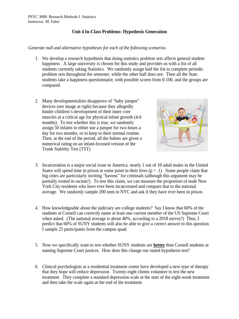 Hypothesis Generation in Research Methods | PDF | Statistics | Hypothesis