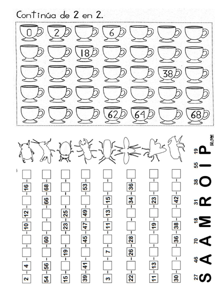 Conteo de 2 en 2 - 3 en 3 | PDF