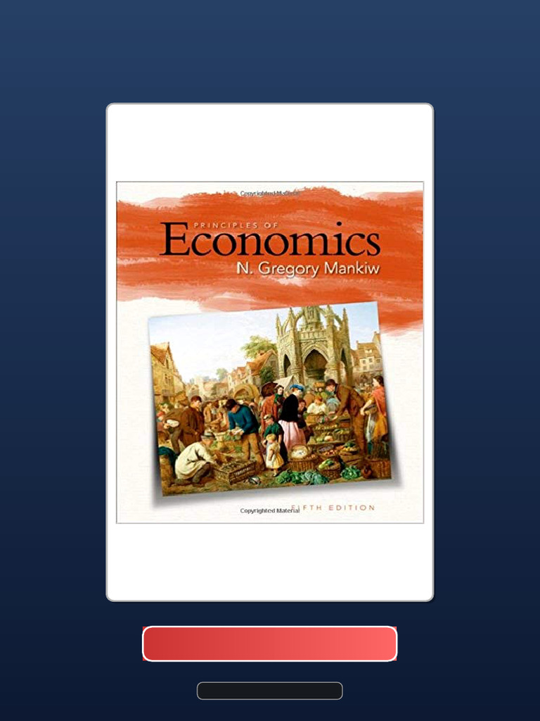 Principles of Economics 5th Edition by N Gregory Mankiw eBook and ...