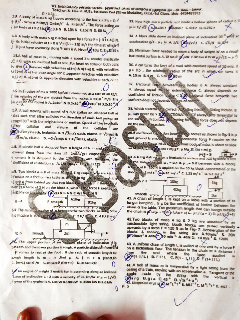 Physics Question NLM | PDF