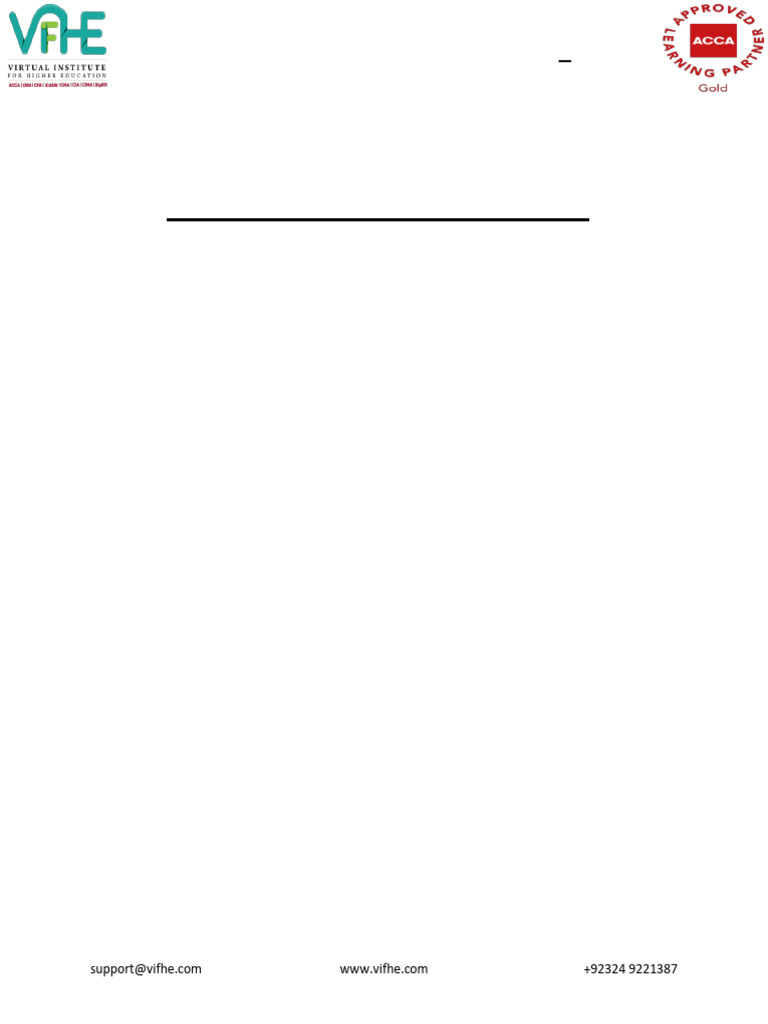 Million Dollar Question List - ACCA SBR | PDF