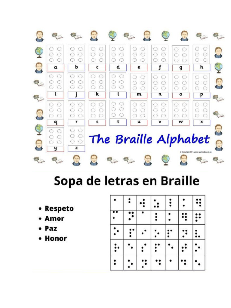 Actividades Braille | PDF