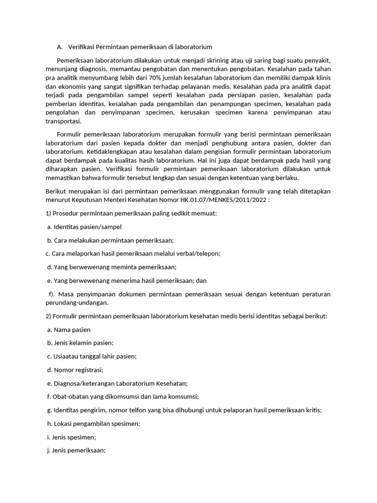 verifikasi permintaan | PDF