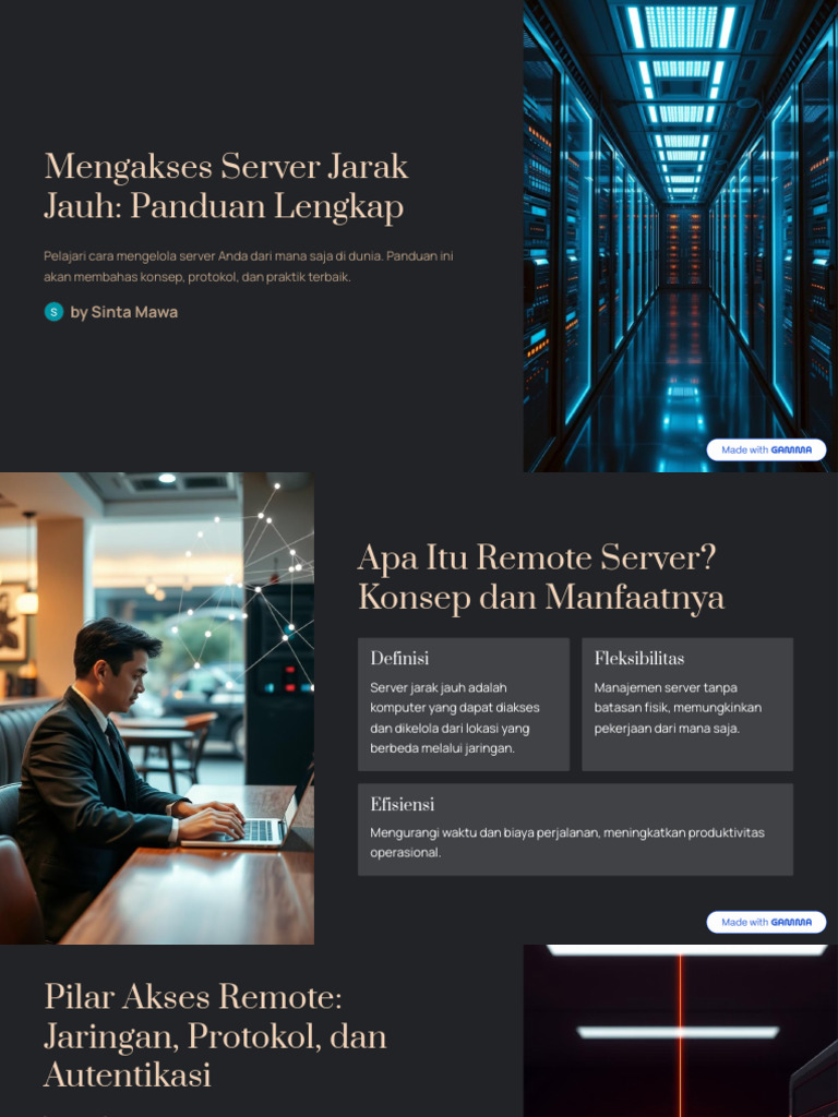 Mengakses Server Jarak JauhPanduan Lengkap | PDF